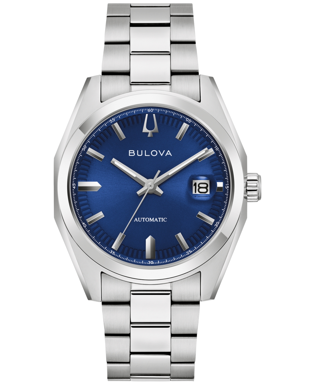 Click here for Bulova Mens Classic Surveyor Automatic Silver-Tone... prices