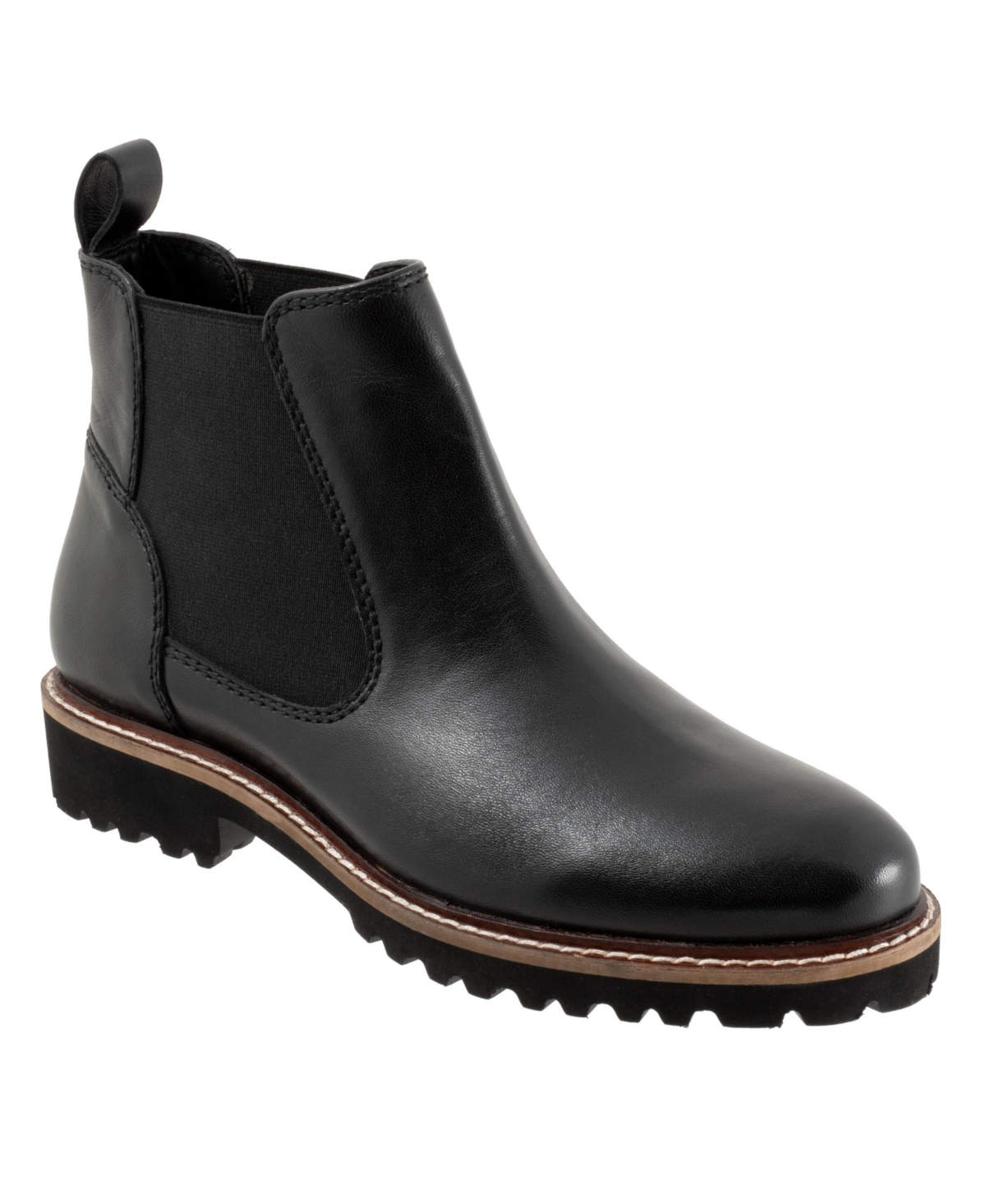Click here for SoftWalk Indy Boot - Black smooth prices