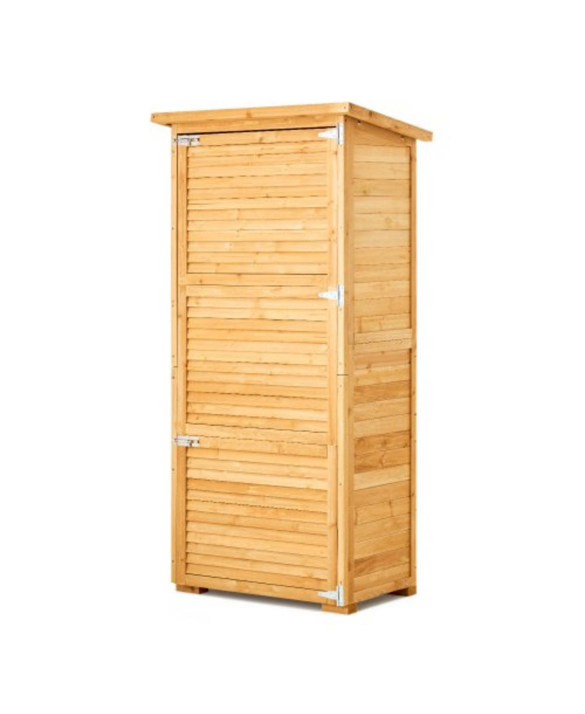 Click here for Slickblue Outdoor Wooden Storage Shed  Waterproof... prices