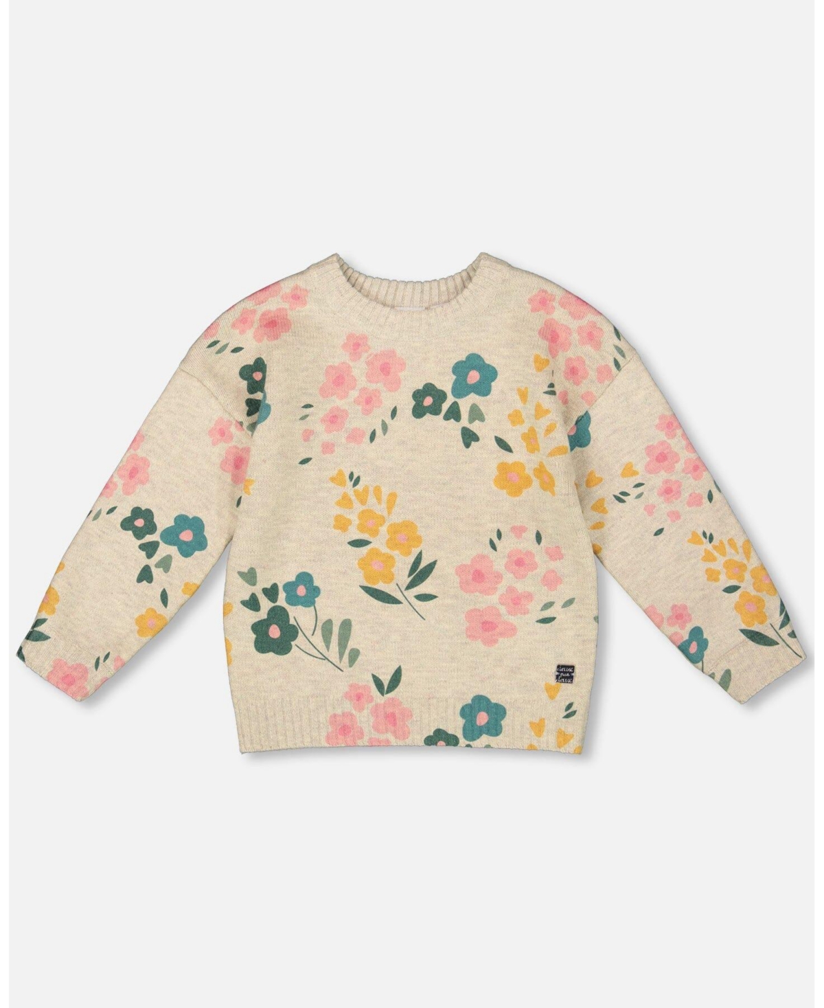 Click here for Deux par Deux Big Girls Knitted Sweater Heather Be... prices