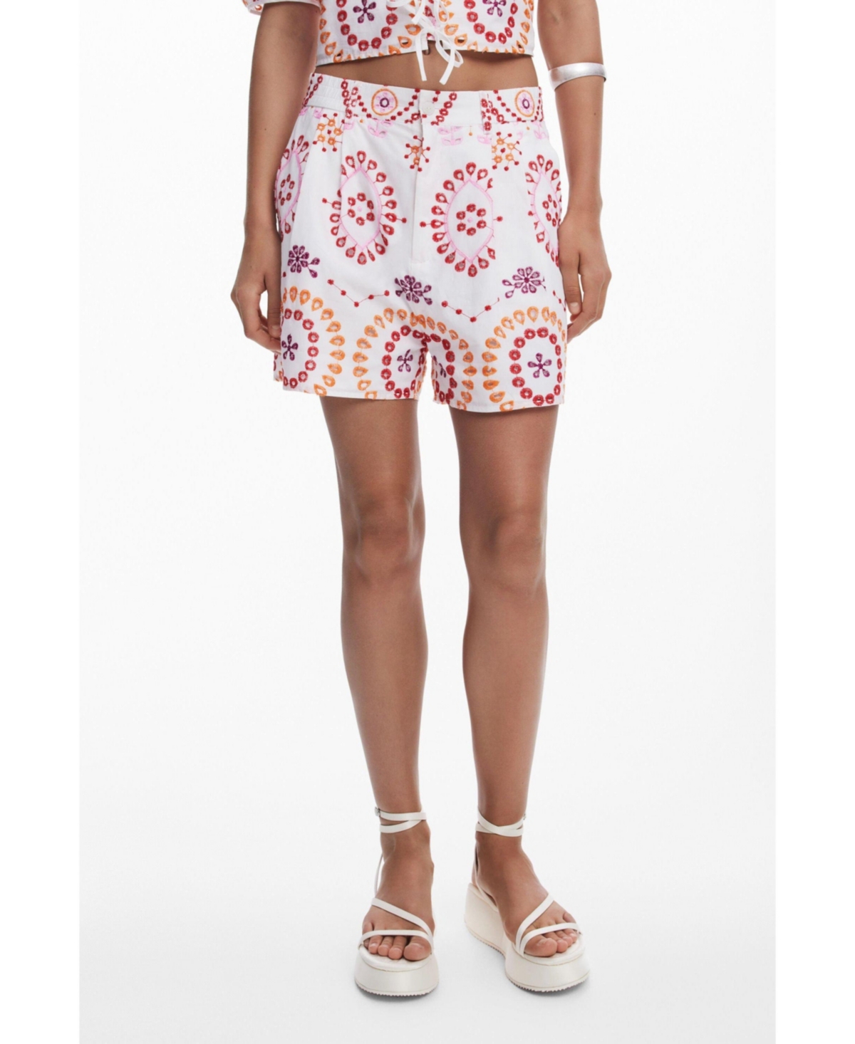 Click here for Desigual Womens Printed shorts - Multi prices