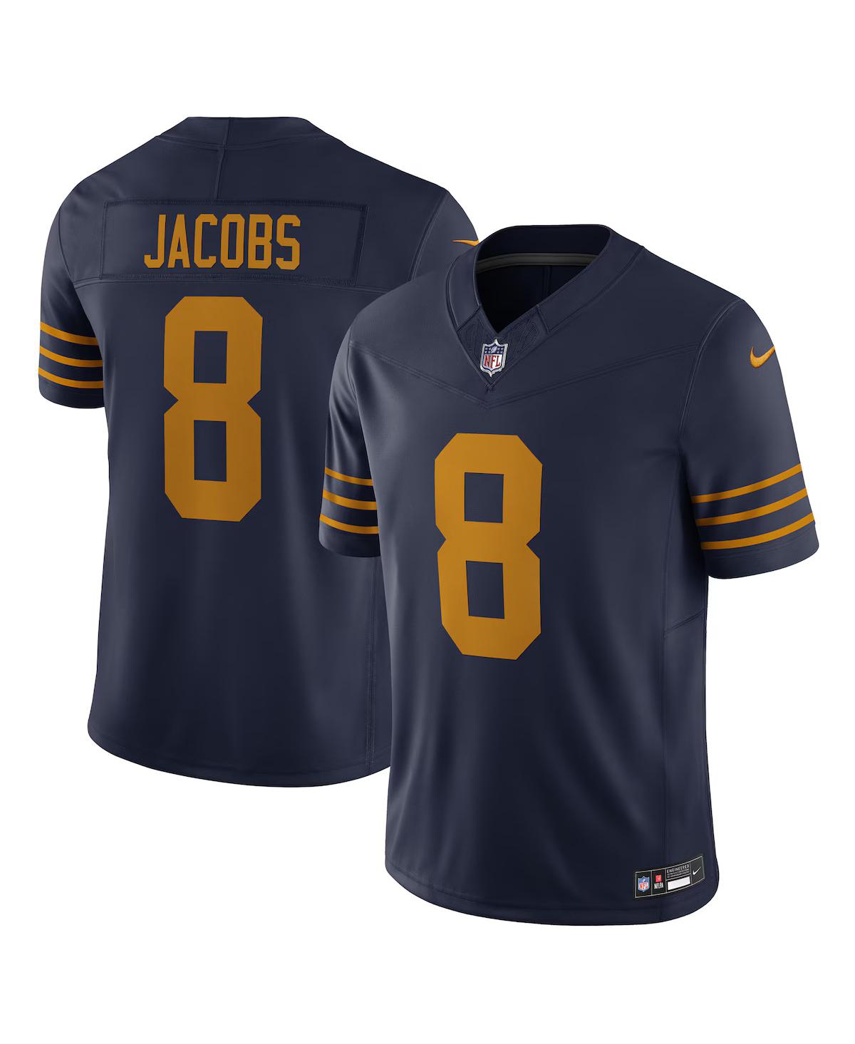Click here for Nike Mens Josh Jacobs Navy Green Bay Packers The 1... prices
