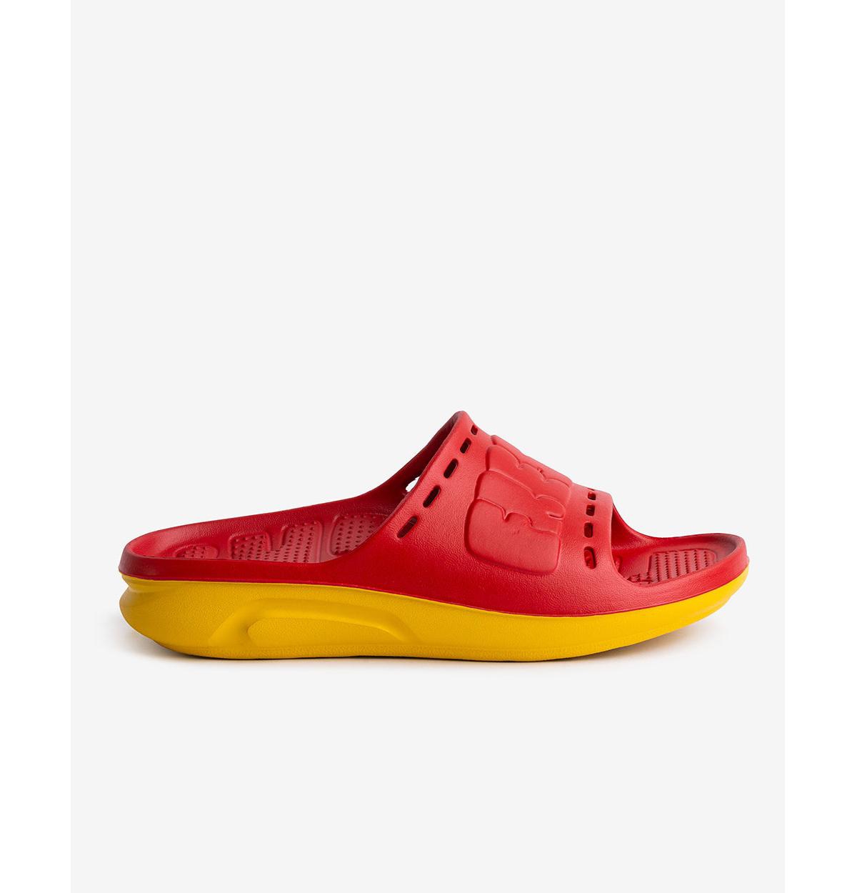 Click here for Freshy Mens Cali Slides - Red/yellow prices