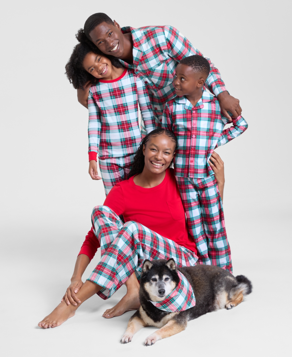 Click here for Matching Pet Brinkley Plaid Family Pajamas  Create... prices