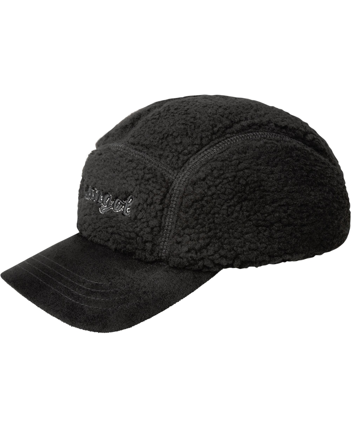 Click here for Kangol Script Faux Sherpa 5-Panel Baseball - Black prices