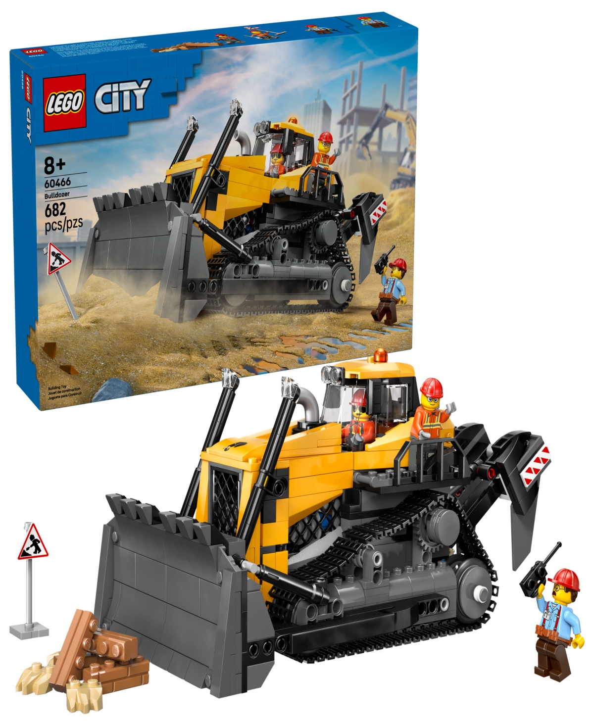 Click here for Lego City Yellow Bulldozer 60466 Toy Building Set... prices