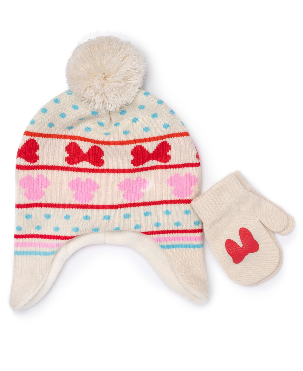 Click here for Minnie Mouse Toddler Girls 2-Piece Heidi Beanie an... prices