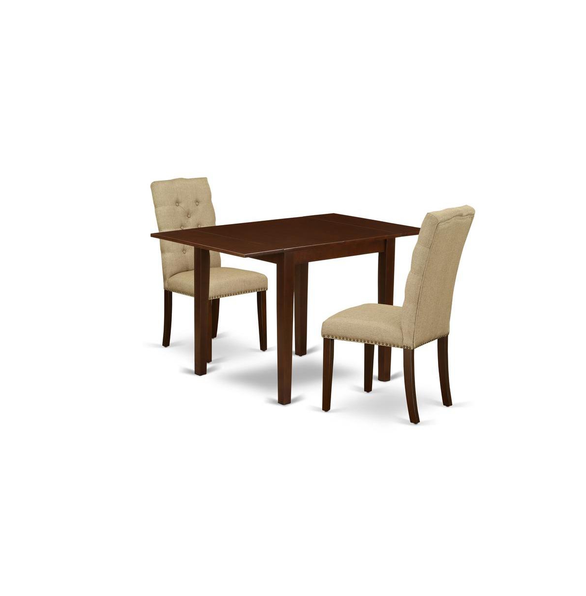 Click here for East West Furniture Dining Room Set Mahogany - Mah... prices