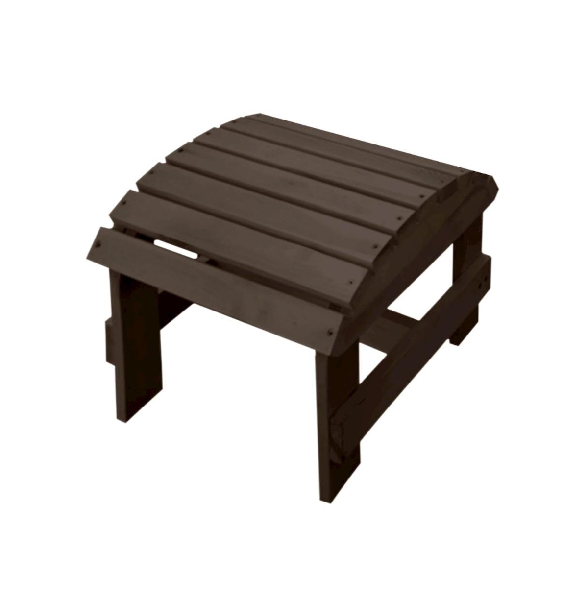 Click here for Jiallo Dark Brown Adirondack Pine Ottoman - Color:... prices
