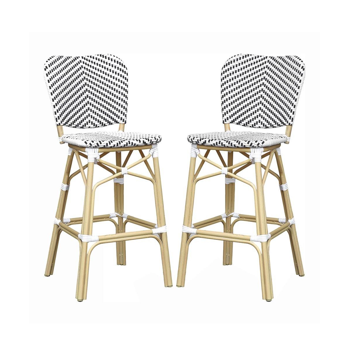Click here for Enitial Star Adino Aluminum Woven Seat Patio Bar C... prices