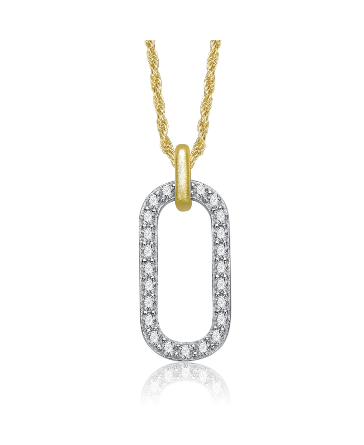 Click here for Rachel Glauber Two Tone with Clear Cubic Zirconia... prices
