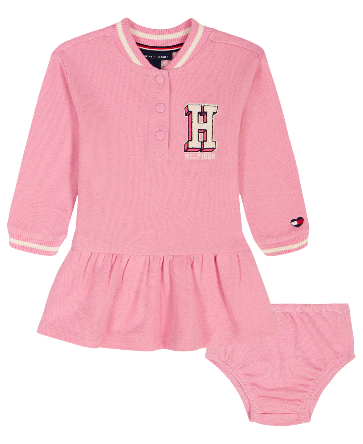 Click here for Tommy Hilfiger Baby Girls 2-Piece Striped Baseball... prices