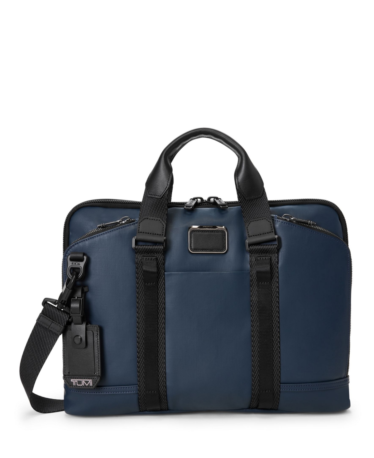 Click here for Tumi Mens Alpha Bravo Academy Brief - Navy Coate prices