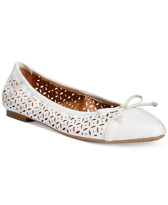 Rialto Sofie Perforated Ballet Flats - Macy's