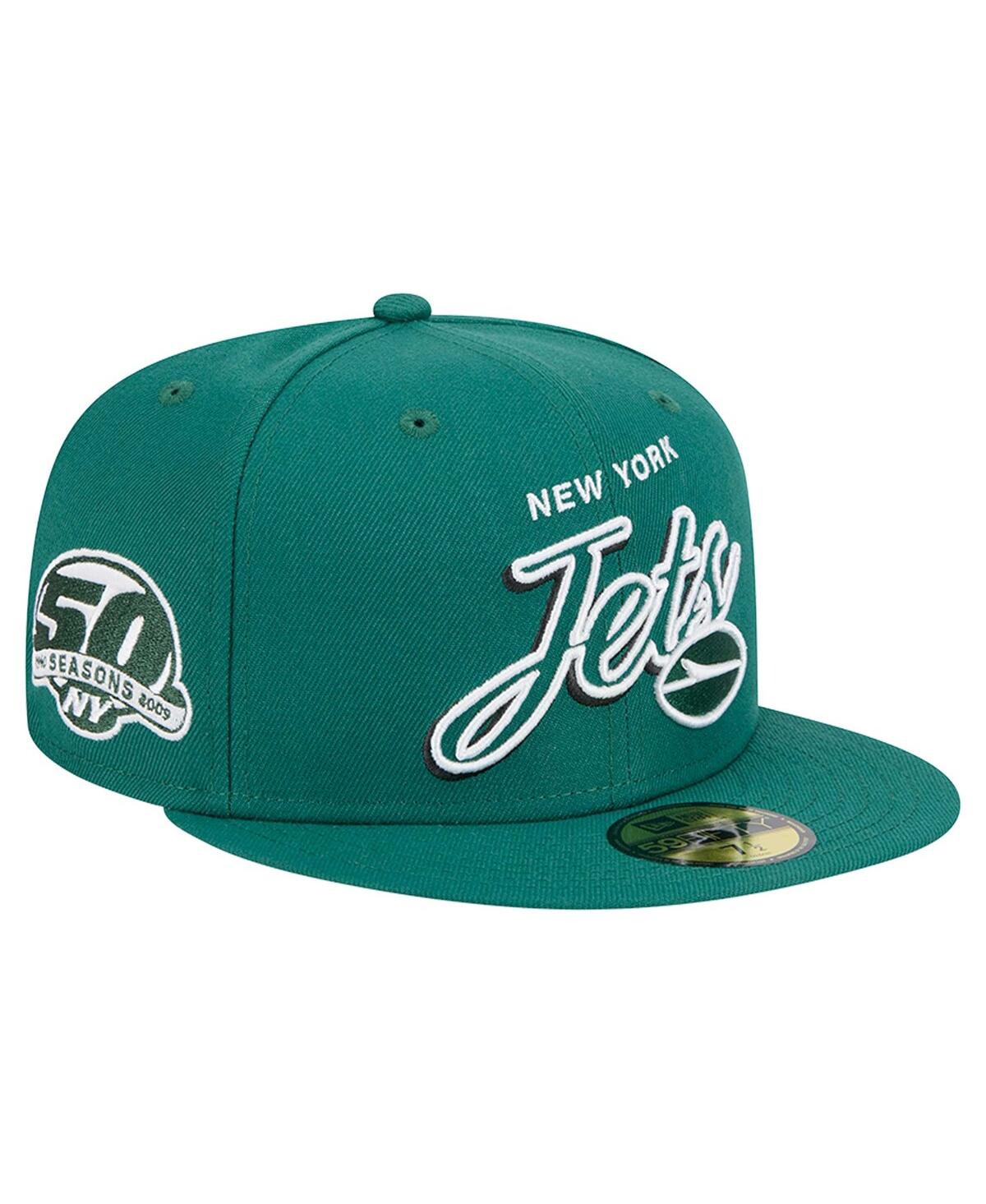 Click here for New Era Mens Green New York Jets Script Sided 59FI... prices