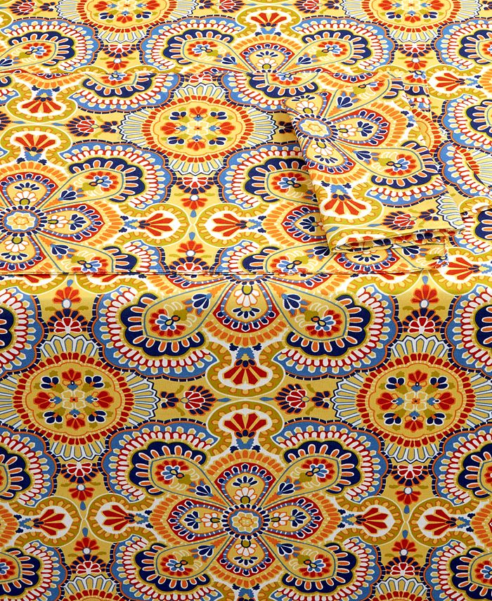 Fiesta Rio Table Linens Collection 60" x 84" Oblong Tablecloth - Macy's