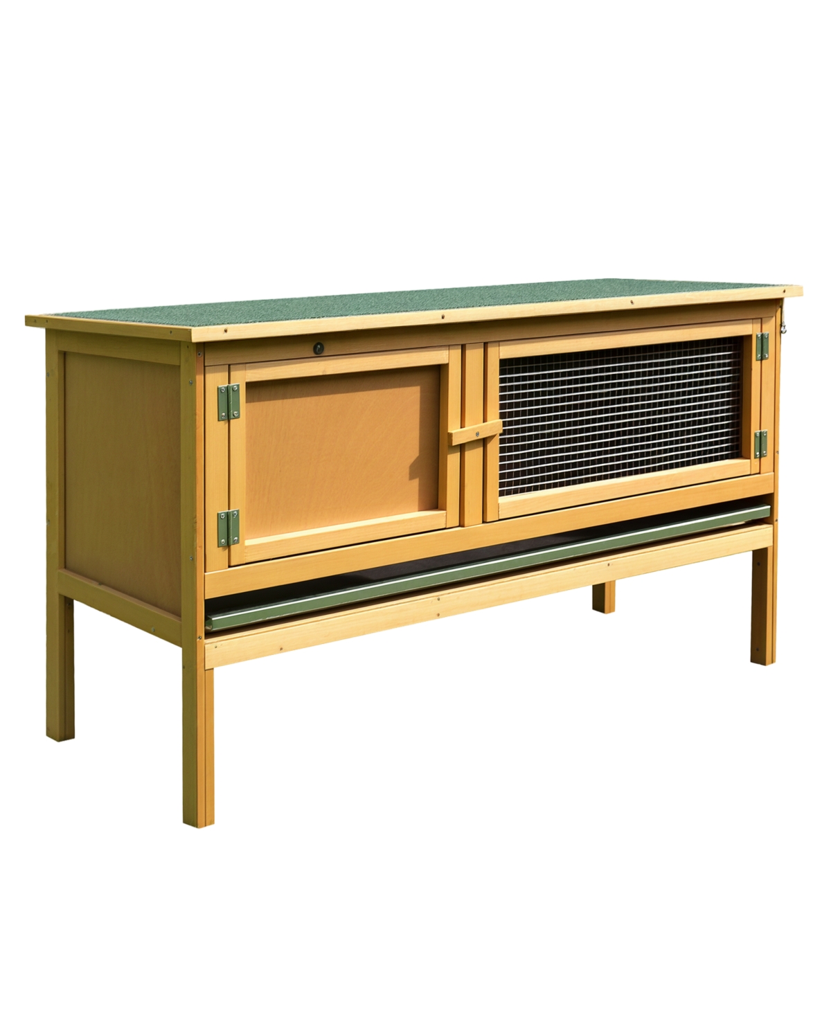 Click here for PawHut Wooden Rabbit Hutch Bunny Cage with Openabl... prices