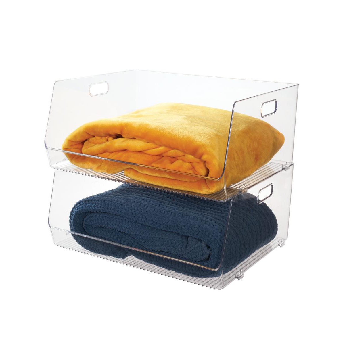 Click here for iDesign Stackable Open-Front Bin with Handles  Set... prices