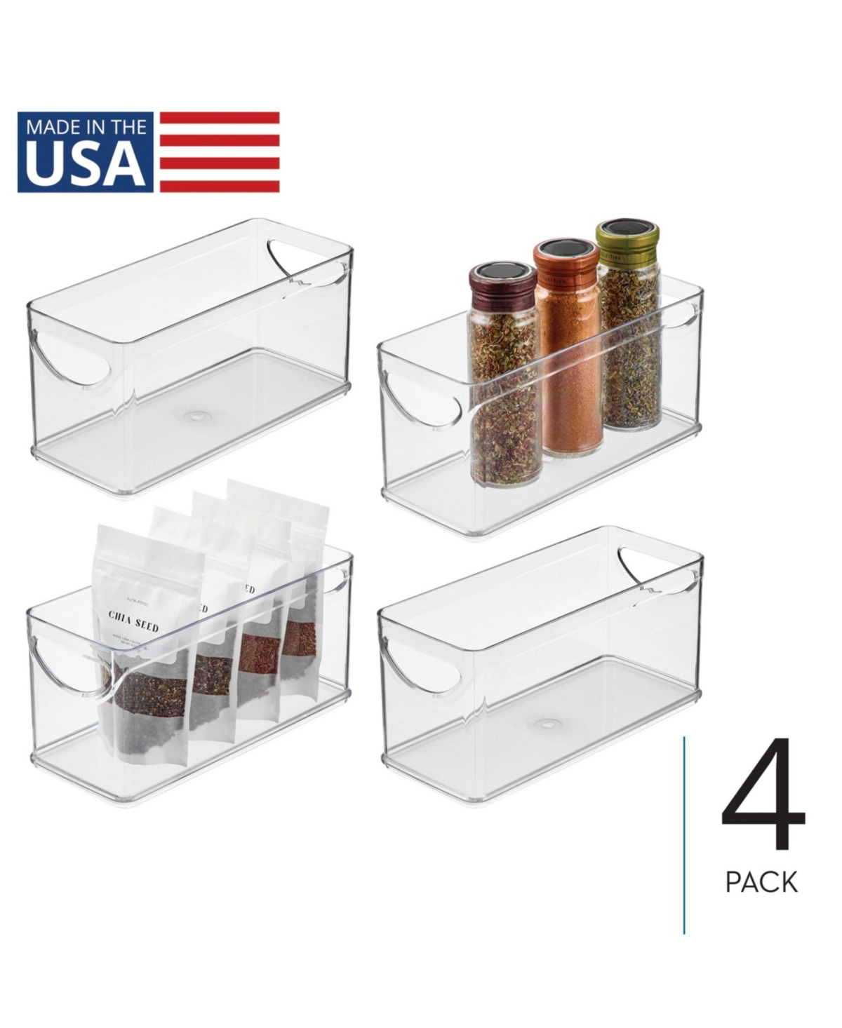 Click here for iDesign Stackable Pantry Storage Bin with Handles... prices