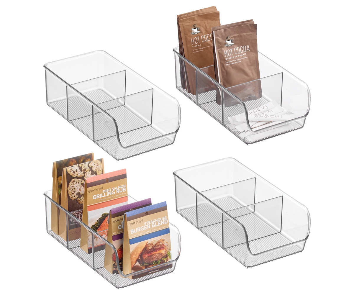 Click here for iDesign Stackable 3-Section Storage Bin for Pantry... prices