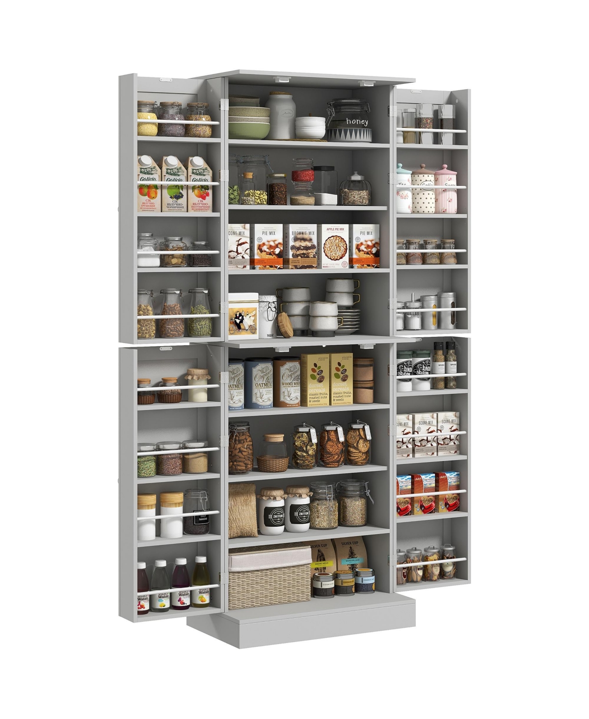 Click here for Homcom 65 Kitchen Pantry Cabinet with Adjustable S... prices