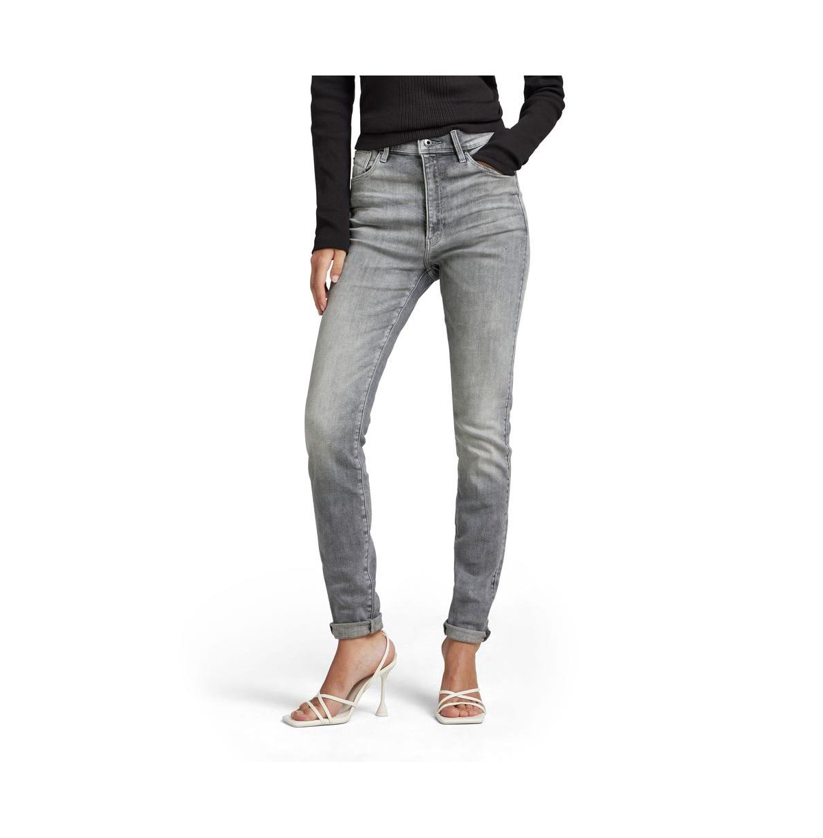 Click here for G-Star Womens Kafey Ultra High Skinny Jeans - Sun... prices