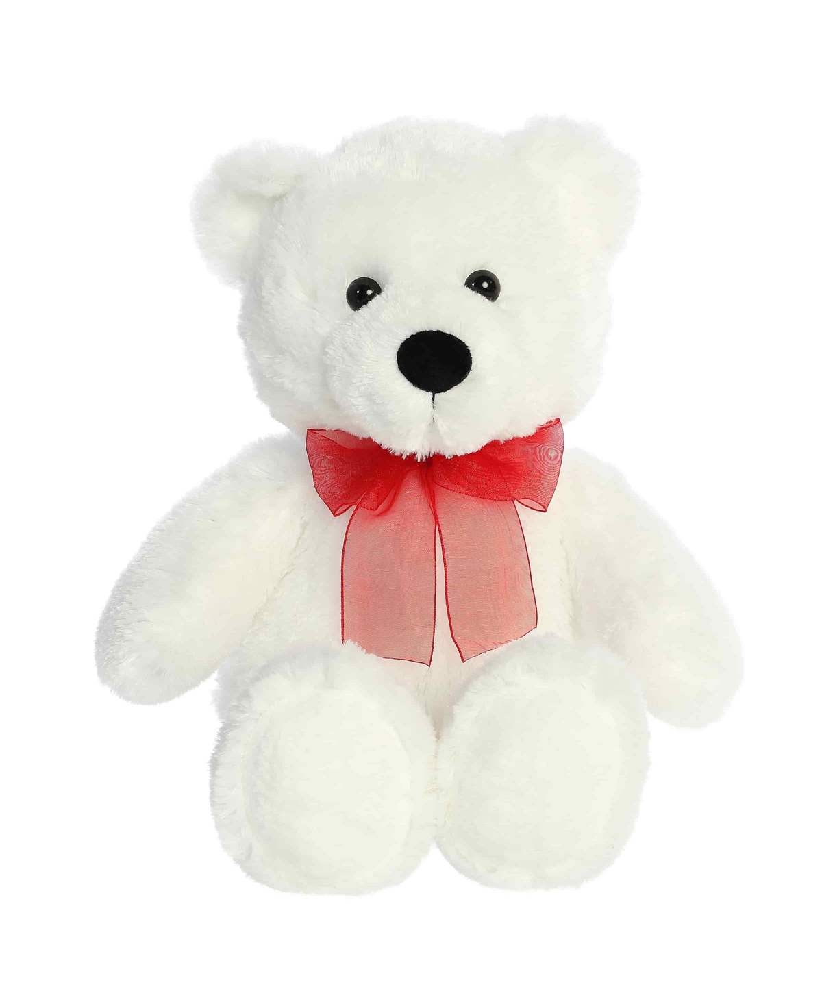 Click here for Aurora Medium Bear Cuddly Plush Toy White 11.5... prices