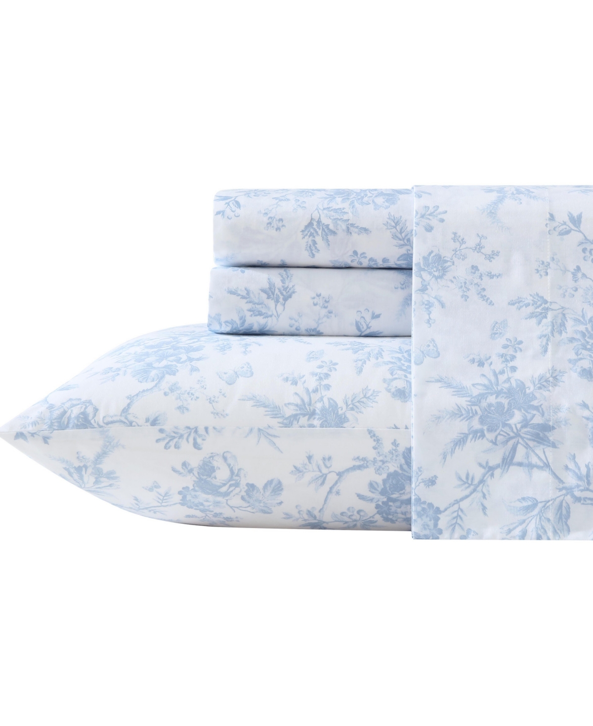 Click here for Laura Ashley Cotton Percale 4-Pc. Sheet Set  Queen... prices