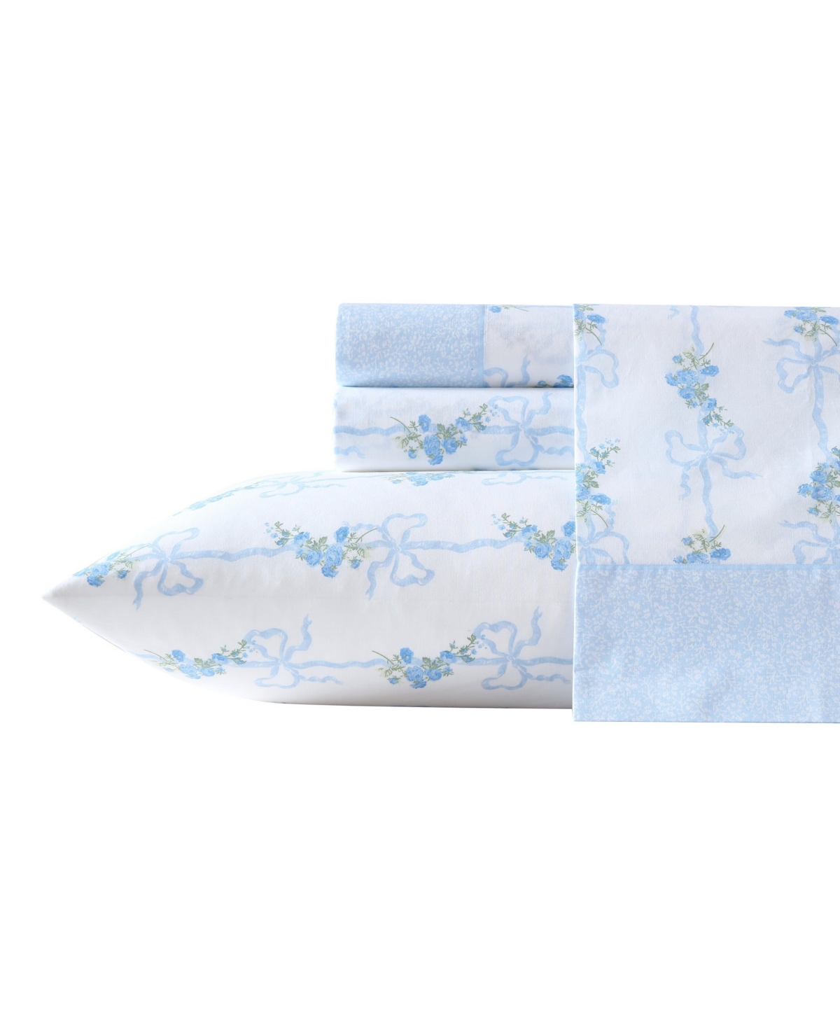 Click here for Laura Ashley Cotton Percale 4-Pc. Sheet Set  Queen... prices