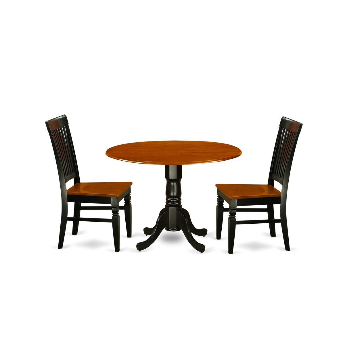 Click here for East West Furniture Dining Room Set Black & Cherry... prices