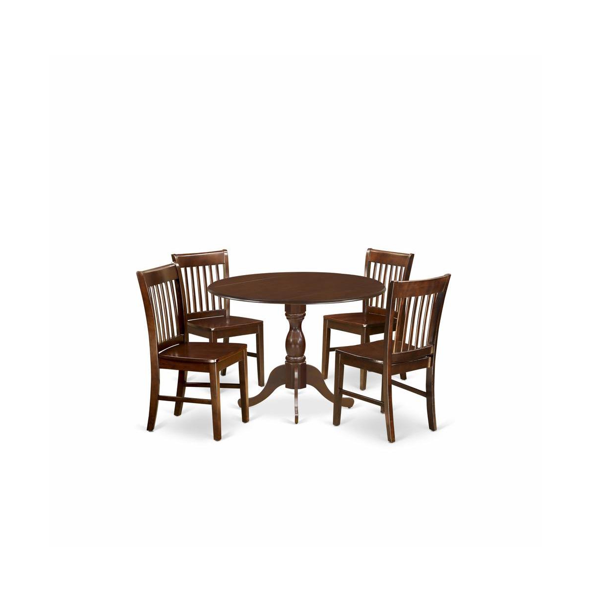 Click here for East West Furniture 5 Pc Dining Room Table Set - M... prices