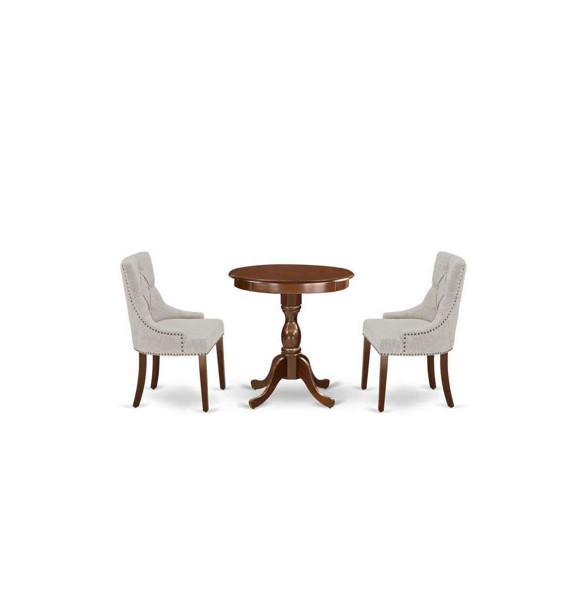 Click here for East West Furniture 3-Pc Dinette Table Set - 2 Din... prices
