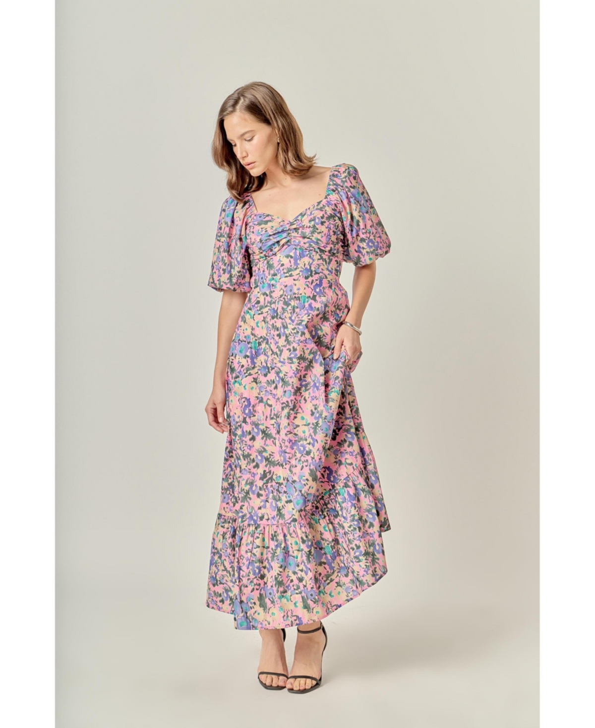 Click here for English Factory Womens Open Back Tie Maxi Dress -... prices