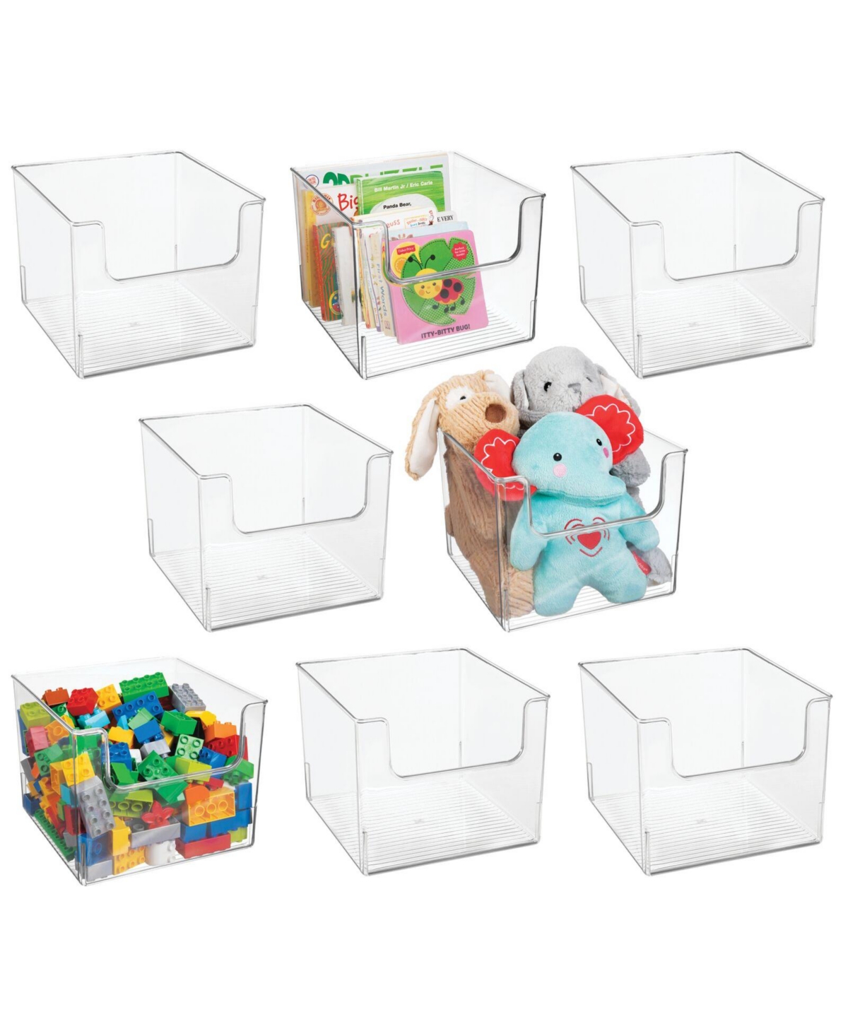 Click here for mDesign Plastic Household Storage Organizer Bins w... prices