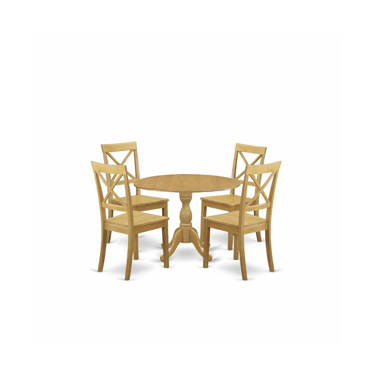 Click here for East West Furniture 5 Pc Dining Table Set - Mid Ce... prices