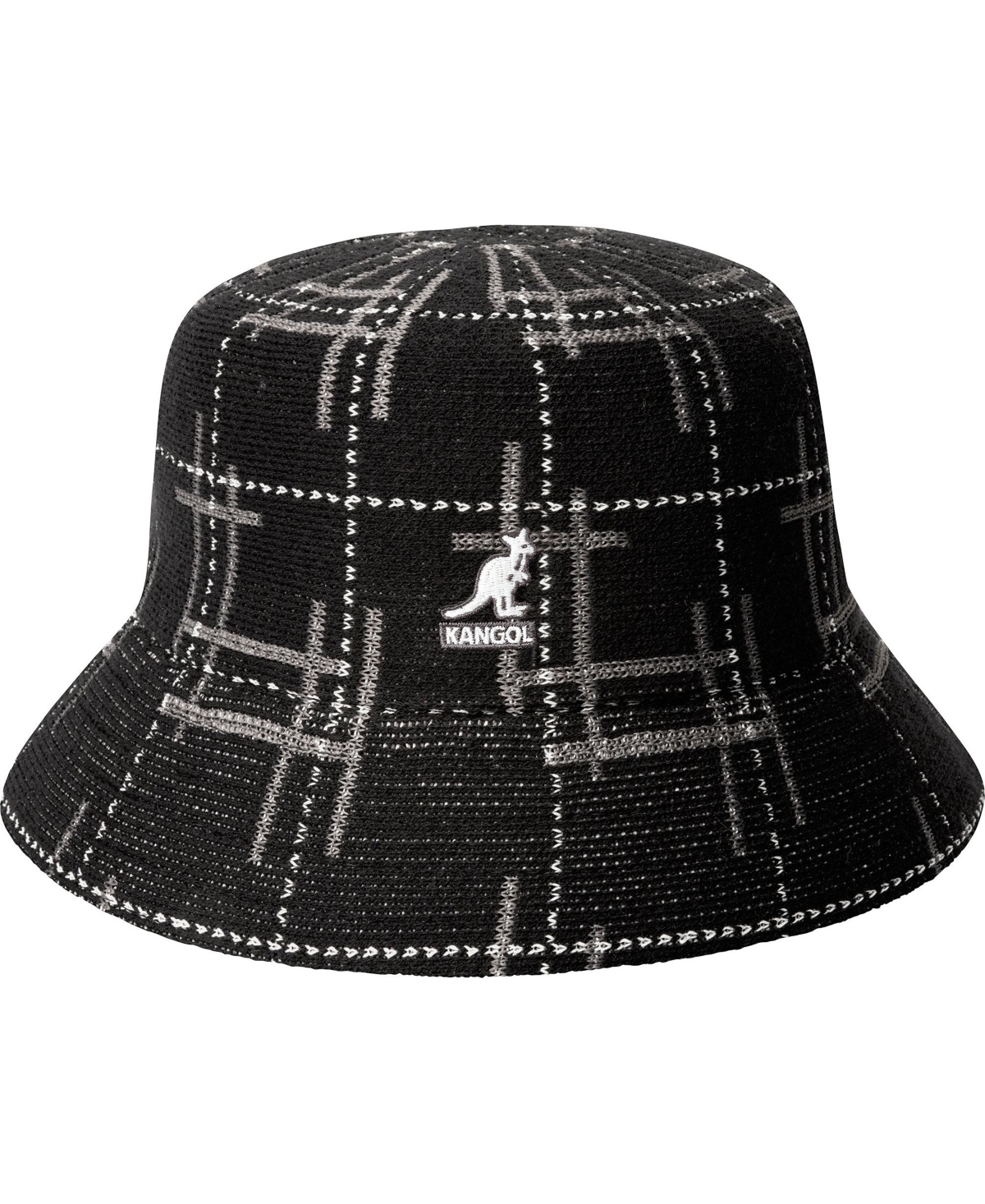 Click here for Kangol Mens Broken Tartan Lahinch - Black multi prices