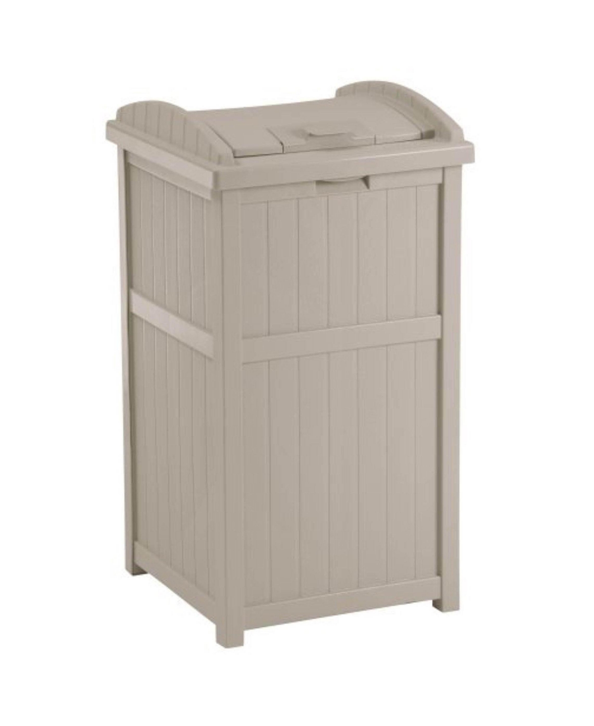 Click here for Suncast 30-33 Gallon Deck Patio Resin Garbage Tras... prices