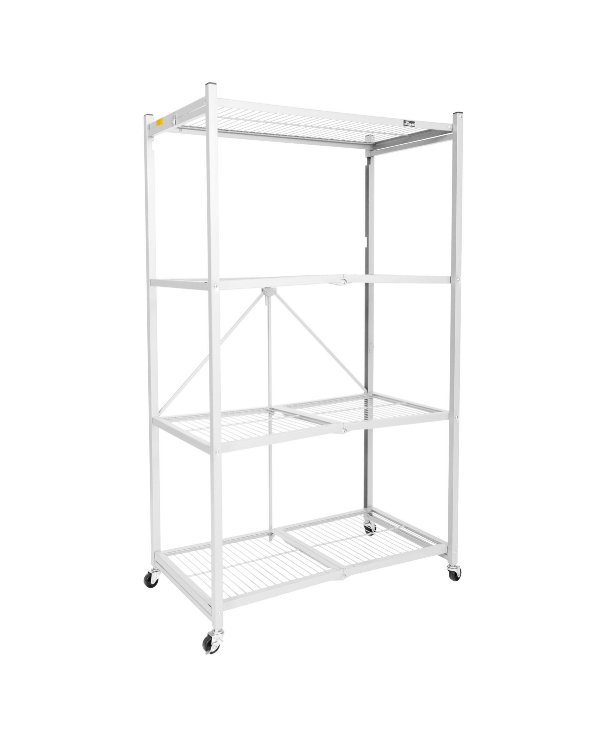 Click here for Origami Wheeled 4-Shelf Folding Steel Wire Shelvin... prices