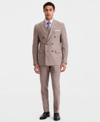 Click here for Calvin Klein Mens Slim Fit Linen Blend Suit Separa... prices