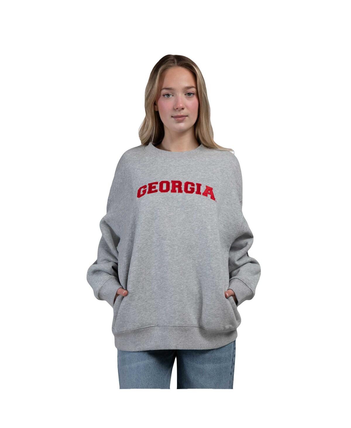 Click here for Hype And Vice Womens Heather Gray Georgia Bulldogs... prices