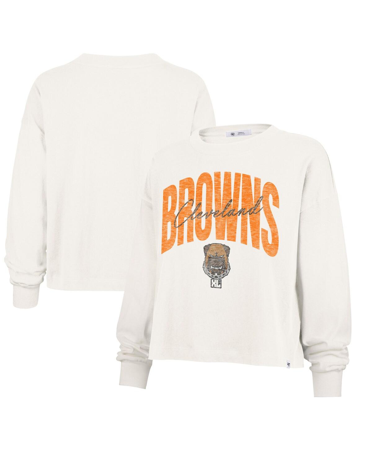 Click here for 47 Brand Womens Cream Cleveland Browns Dawg Pound... prices