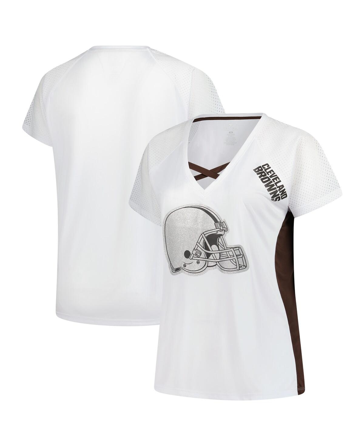 Click here for Fanatics Womens White Cleveland Browns Plus Size G... prices