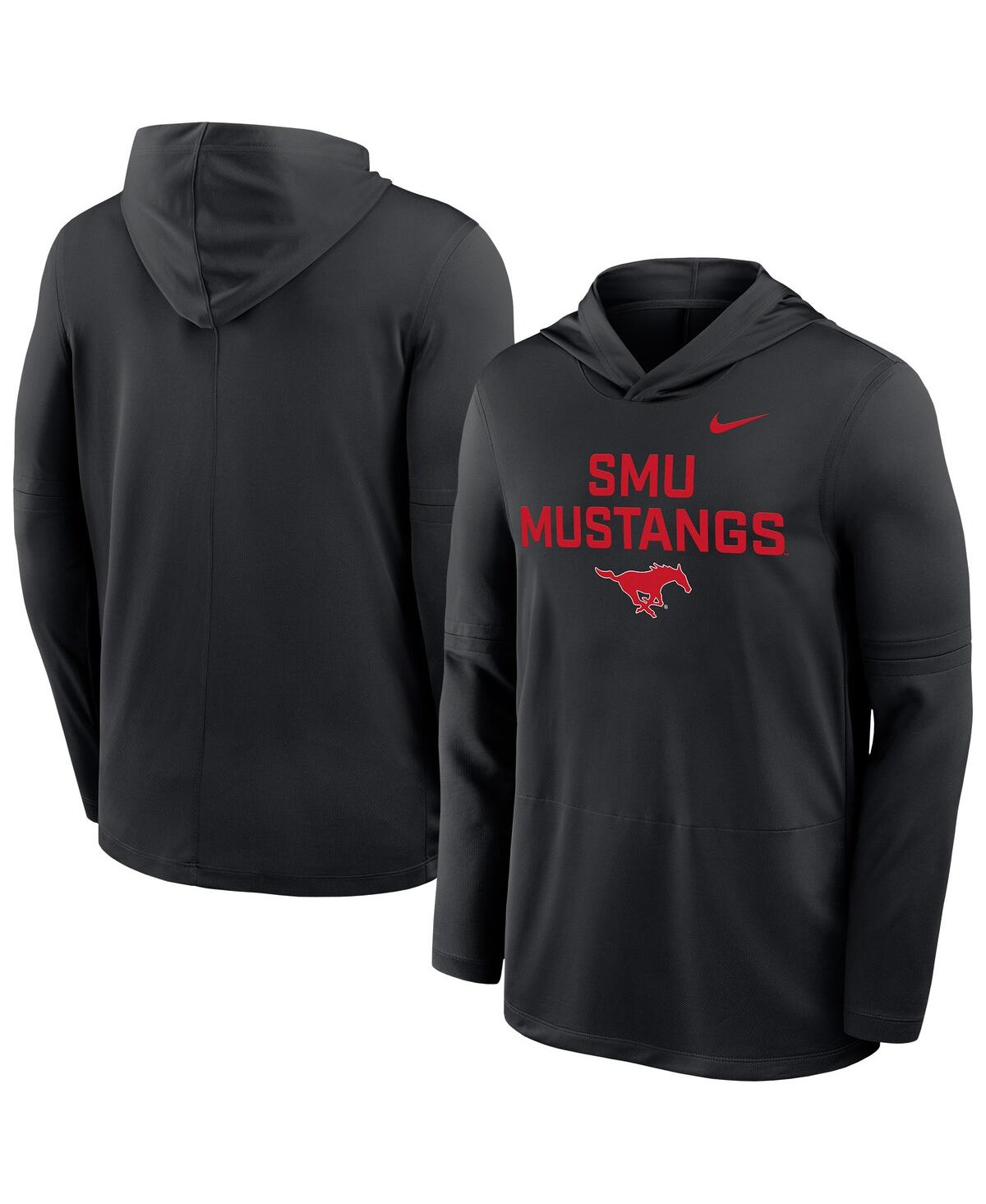 Click here for Nike Mens Black Smu Mustangs Sideline Dri-fit Ligh... prices