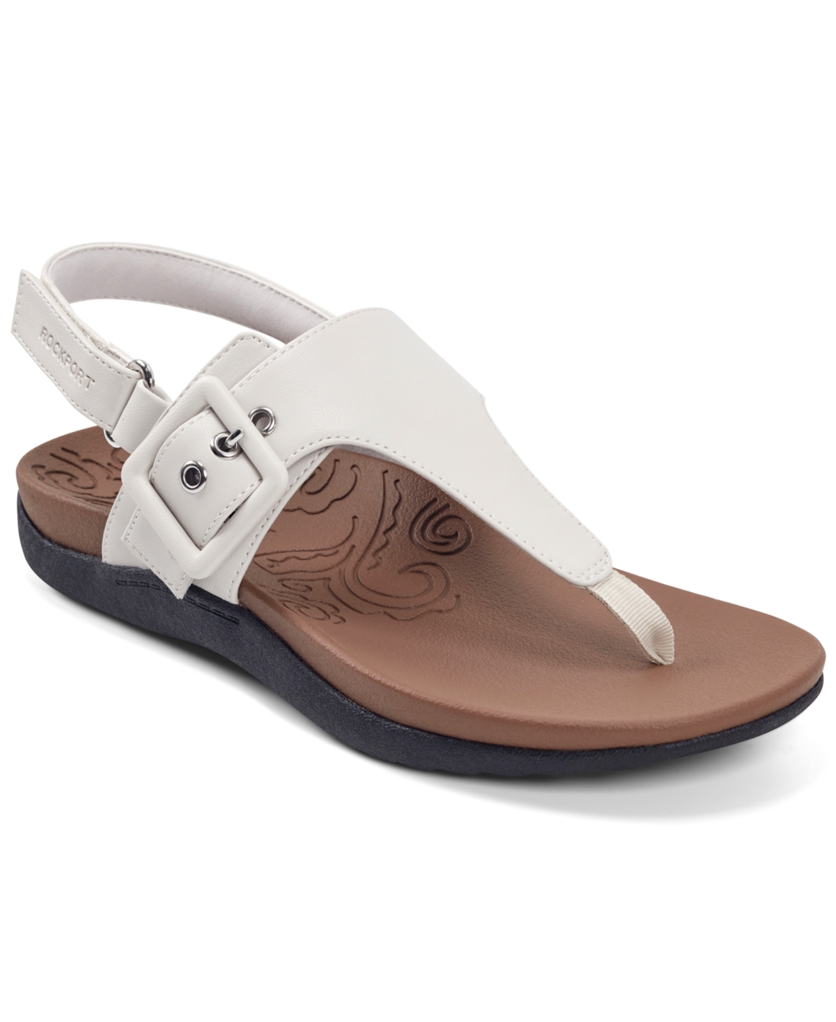 Click here for Rockport Womens Rora Flat Sandals - Ivory prices