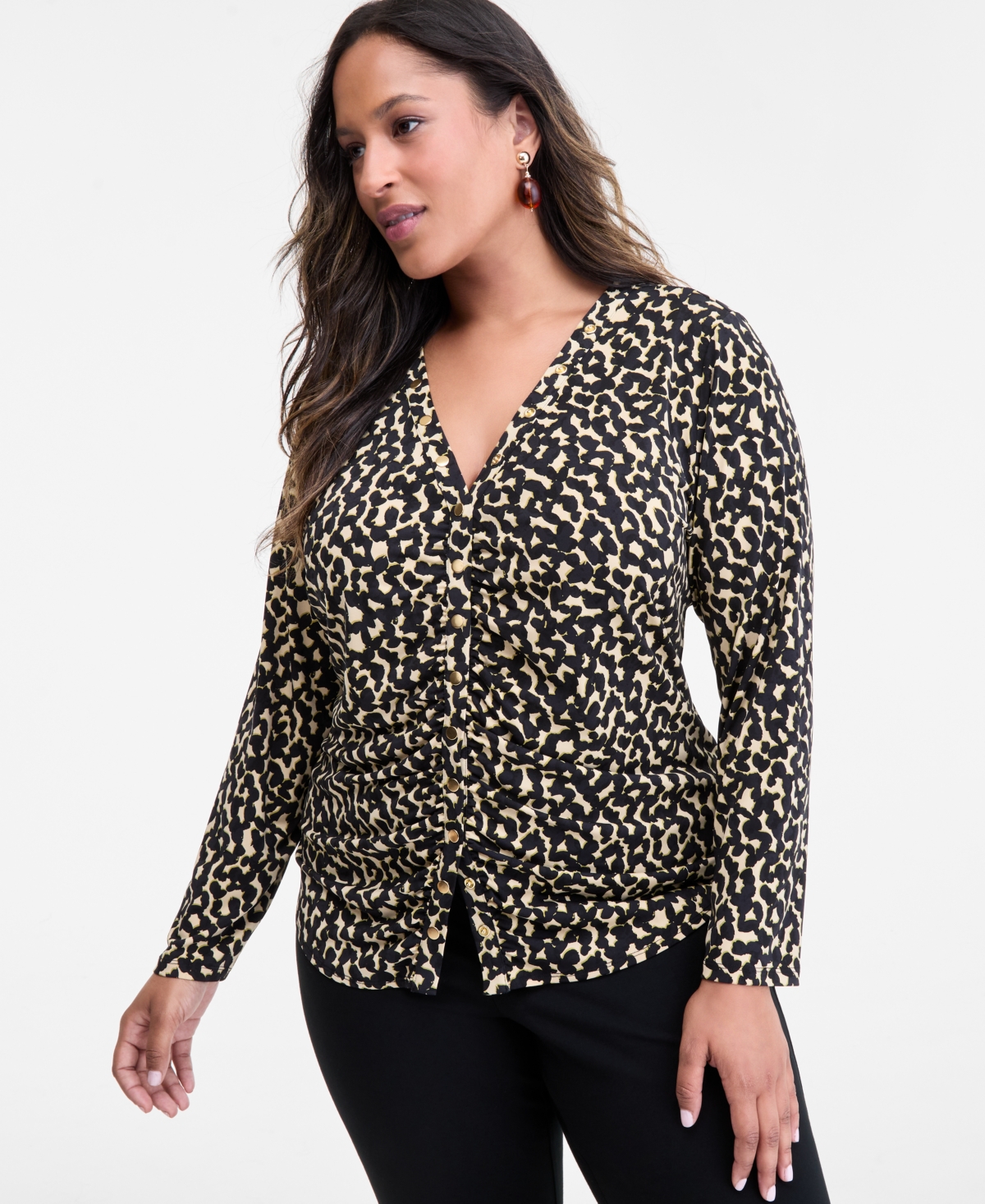 Click here for I.n.c. International Concepts Plus Size Printed V-... prices