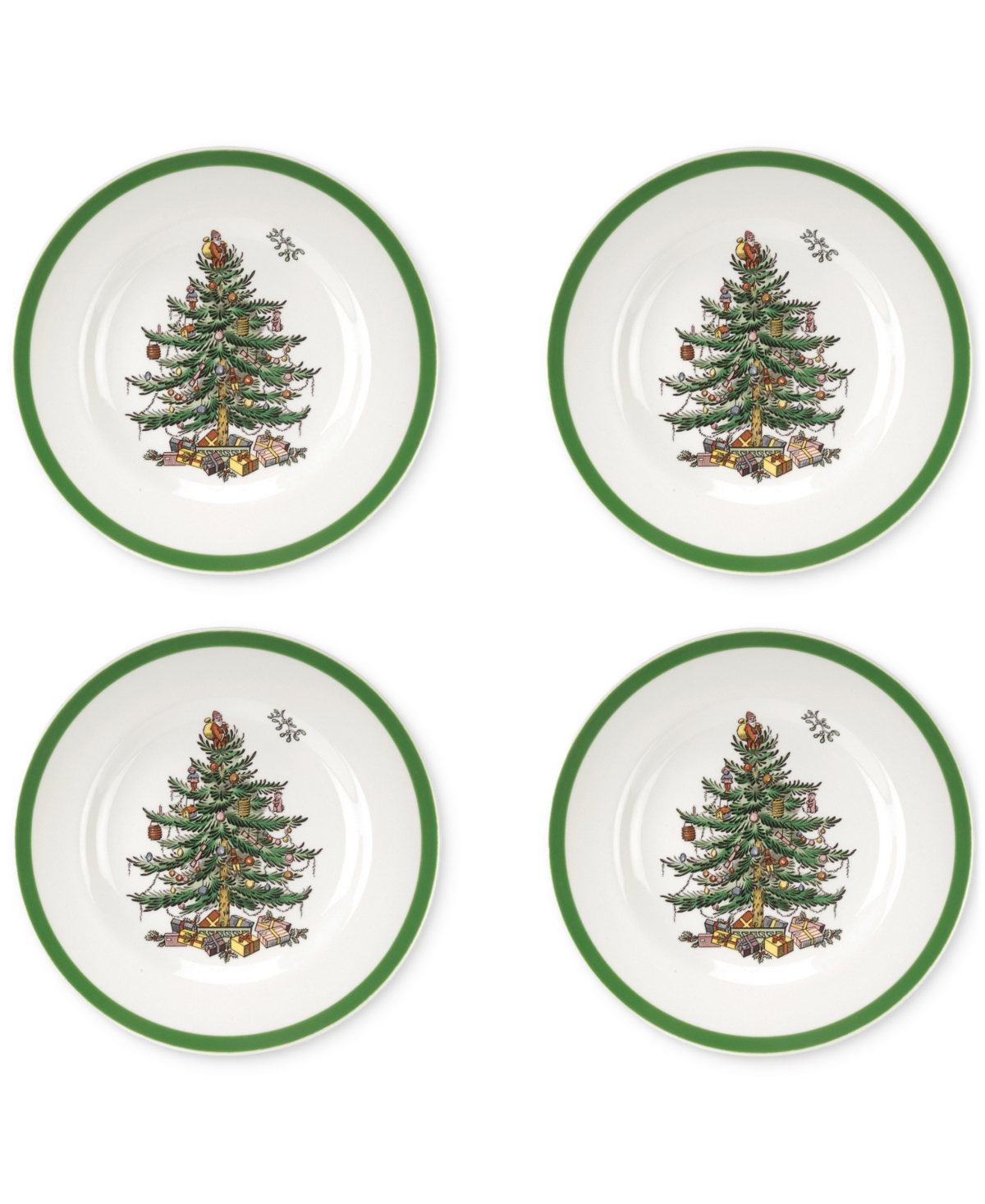 Click here for Spode Christmas Tree Bread & Butter Plates  Set of... prices