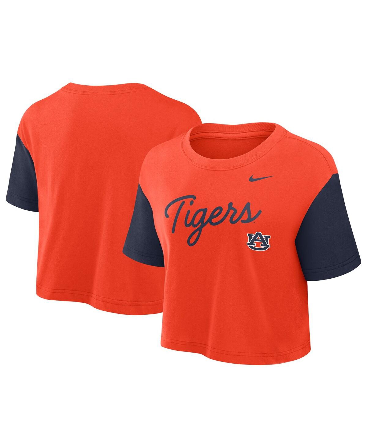 Click here for Nike Womens Orange/Navy Auburn Tigers Color Block... prices