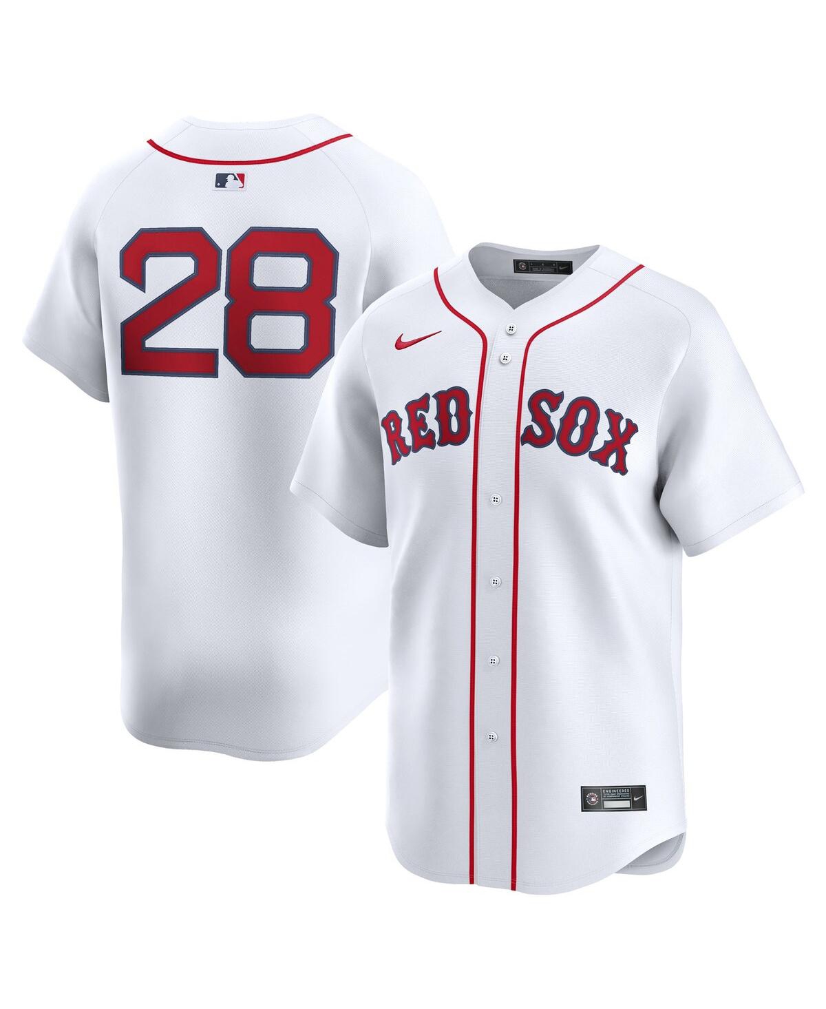 Click here for Nike Mens Kristian Campbell White Boston Red Sox H... prices