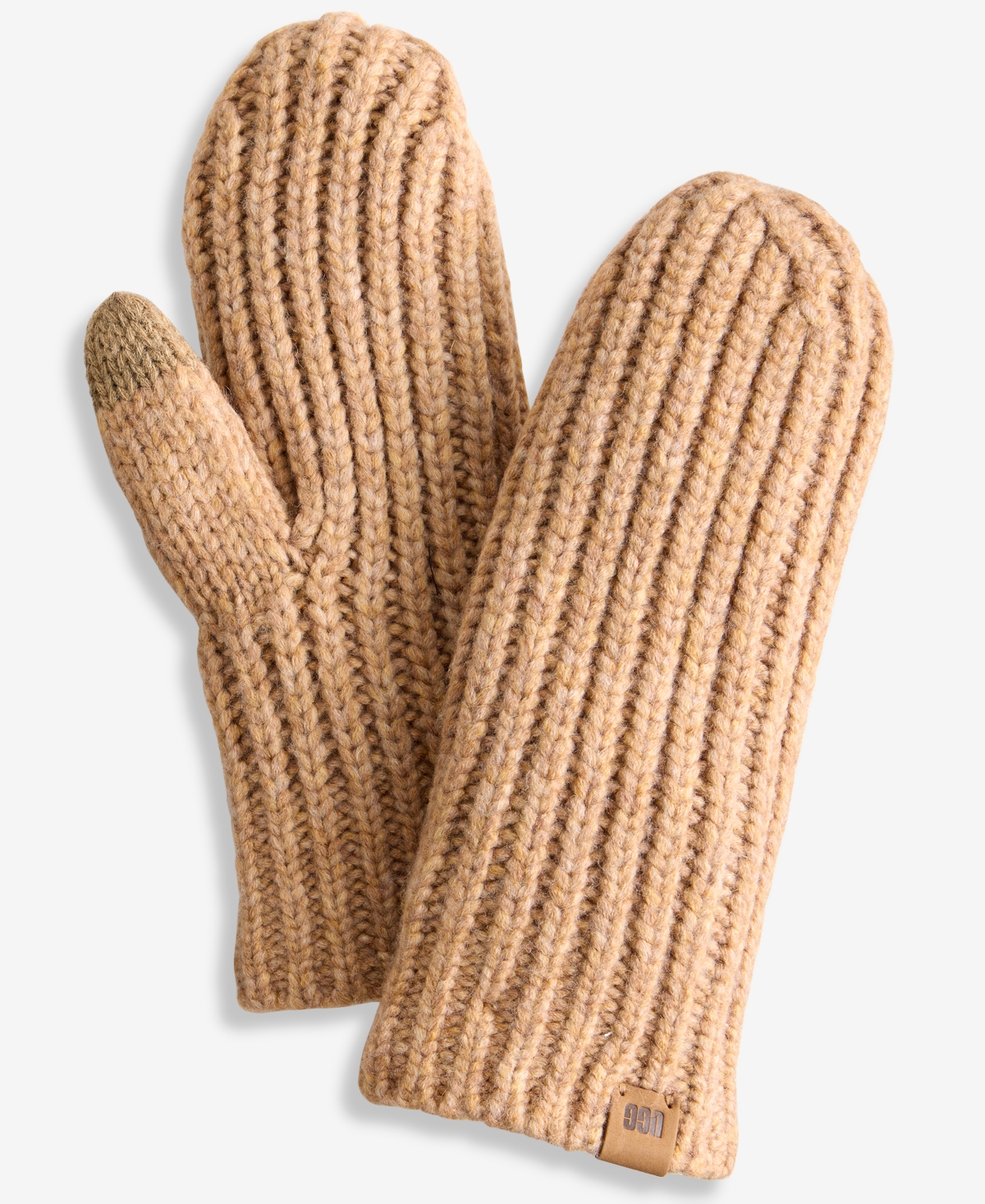Click here for Ugg Womens Chunky Rib Cold Weather Mittens - Camel prices