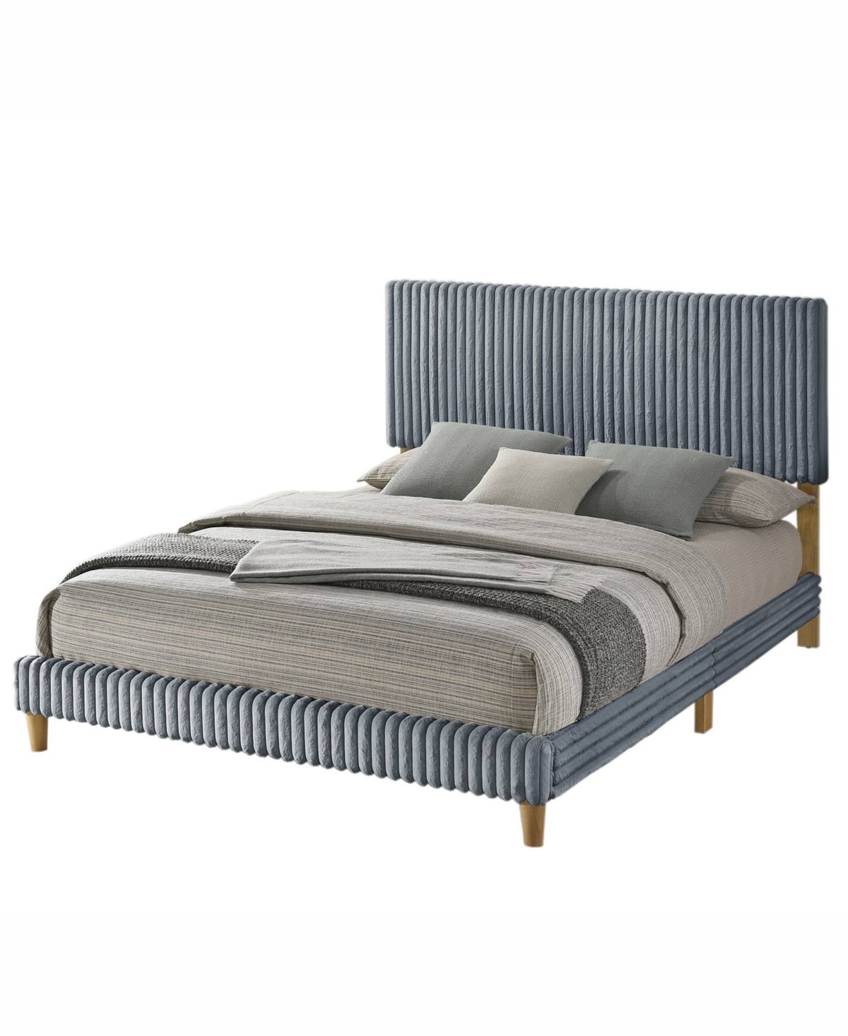 Click here for Best Quality Furniture Queen Size Corduroy Velvet... prices